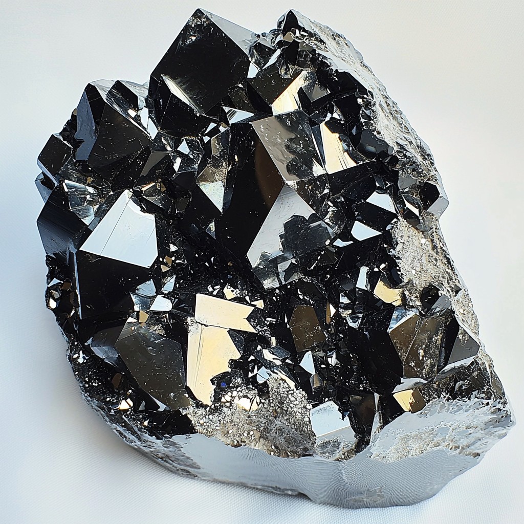 Hematite: Naturally Forms As Perfectly Shiny Metallic Crystals!