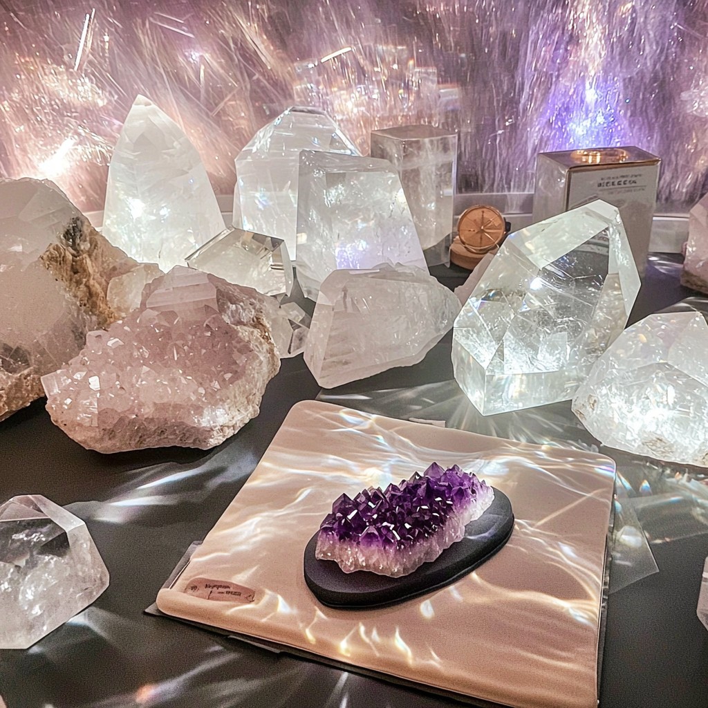 Quartz vibrates at precise frequencies!