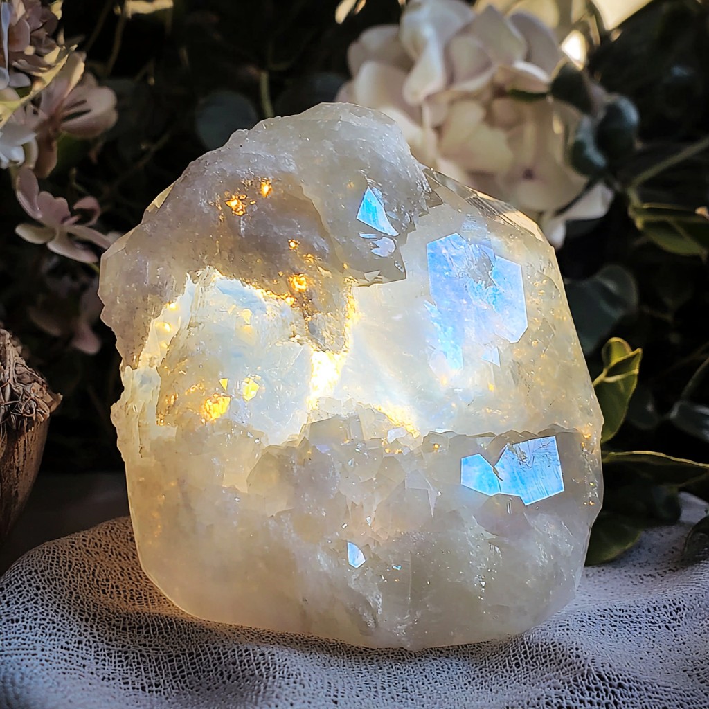 Moonstone: Boosts intuition and emotional balance!