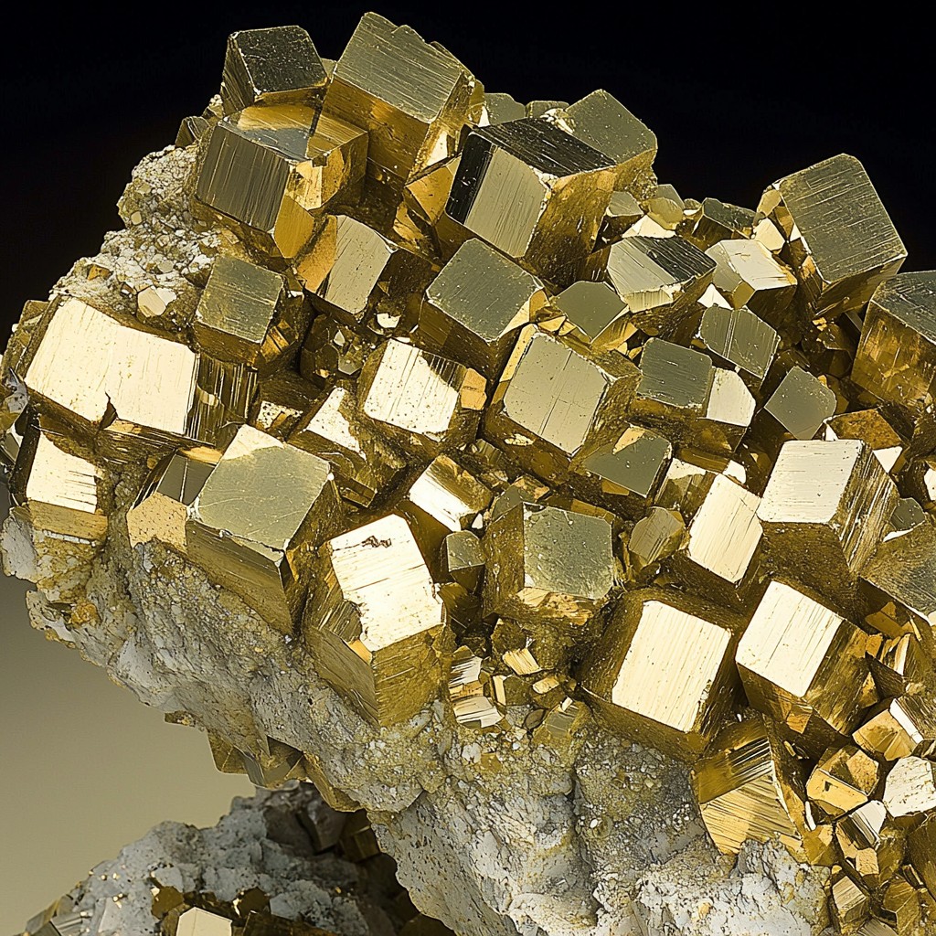 Pyrite: Known As "Fool's Gold" For Its Golden Luster!